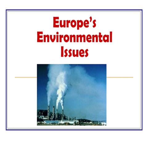 Environmental issues | PPT