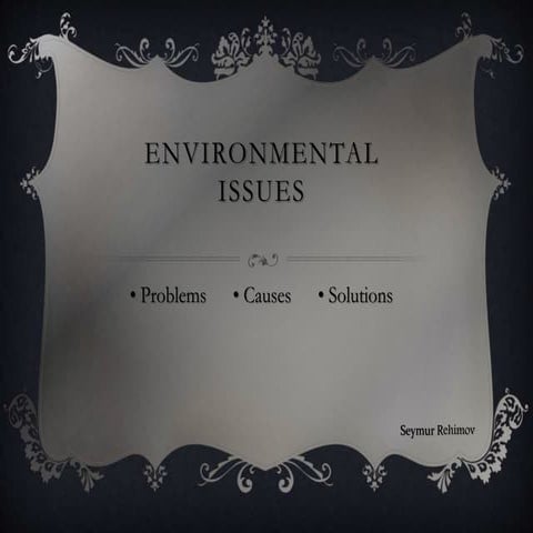 Environmental issues | PPT