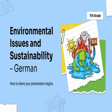 Environmental Issues and Sustainability - German - 7th Grade by ...