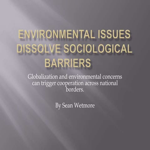 Ch. 13 Environmental ProblemsChapter OutlineThe | DOCX