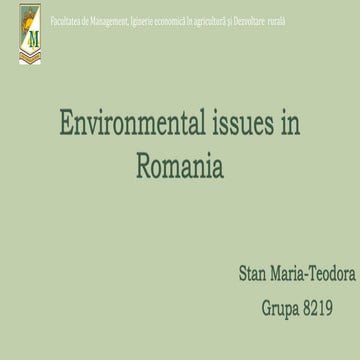 Romania Environmental Issues Deforestation Leftovers In Secular