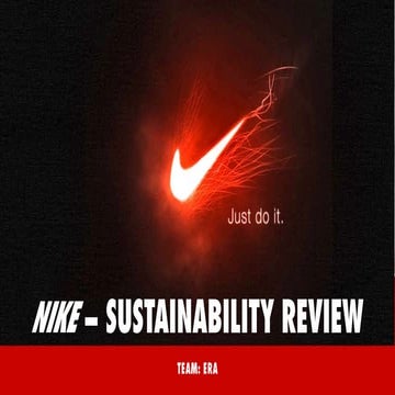 Nike - Sustainability Review | PDF