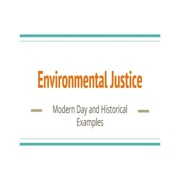 Environmental justice | PPTX