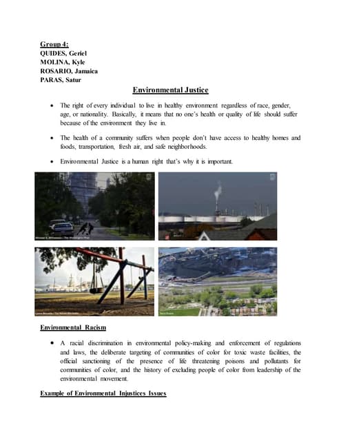 Environmental justice | PPT