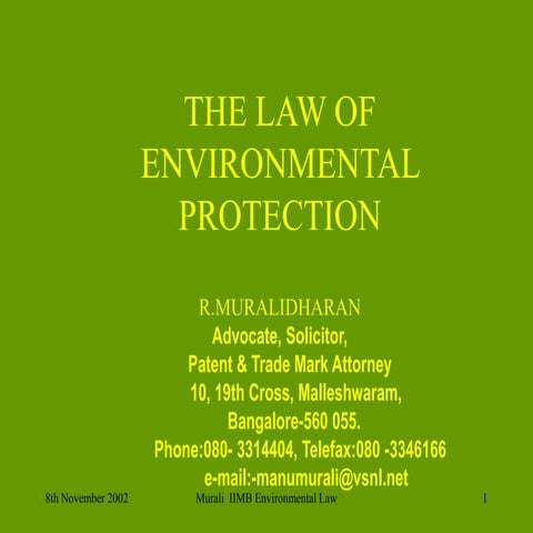 Environmental Law.ppt