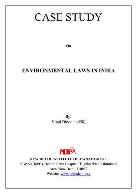constitutional provision and environment protection | PPTX