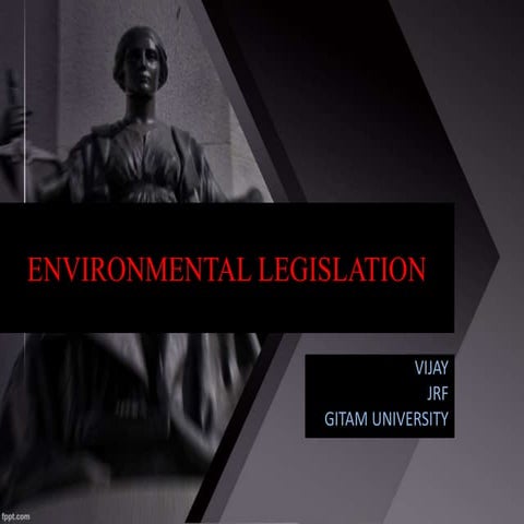 Environmental legislation | PPTX