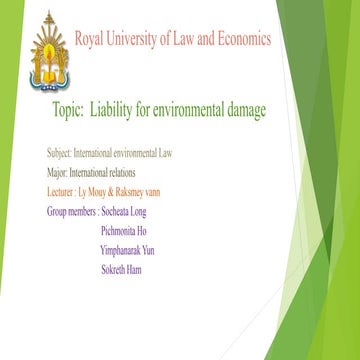 Environmental liability | PPT