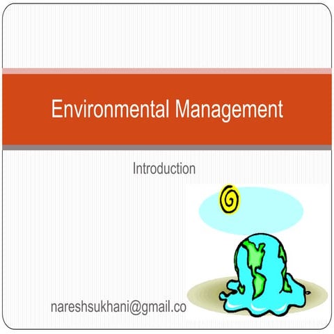 Environmental management intro | PPTX
