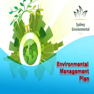 Environmental Management Plan | PPT