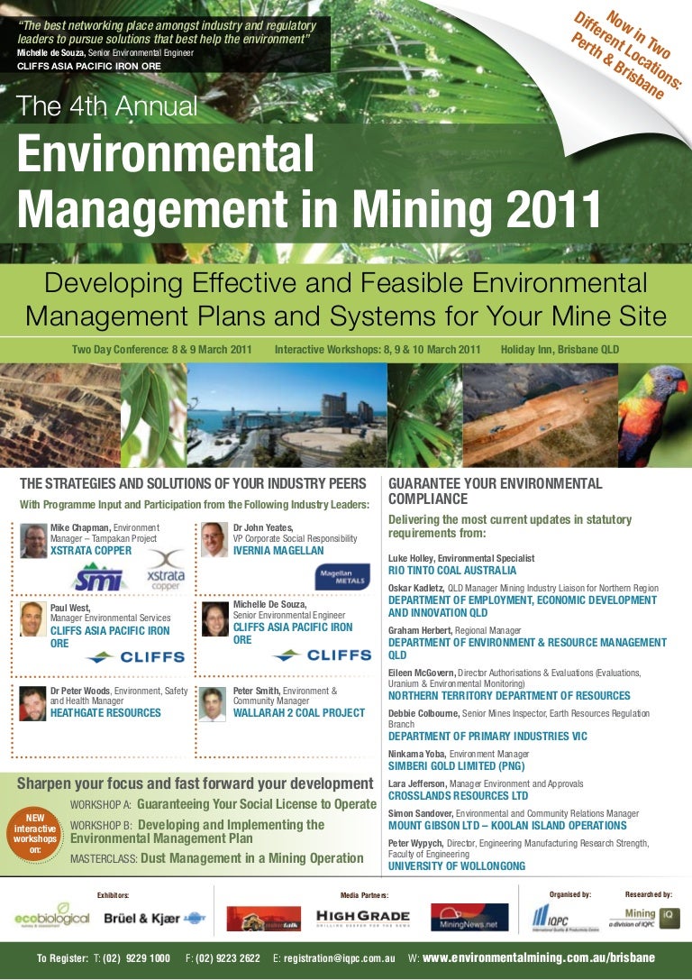 Environmental Management in Mining