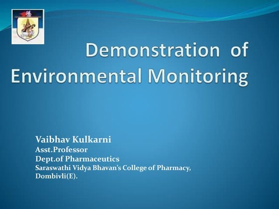 Usp 36 Chapter 1116 environment monitoring | PDF