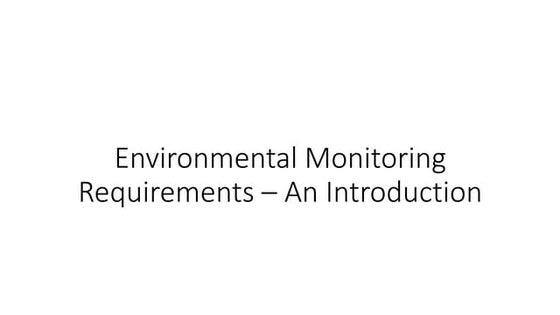 Usp 36 Chapter 1116 environment monitoring | PDF