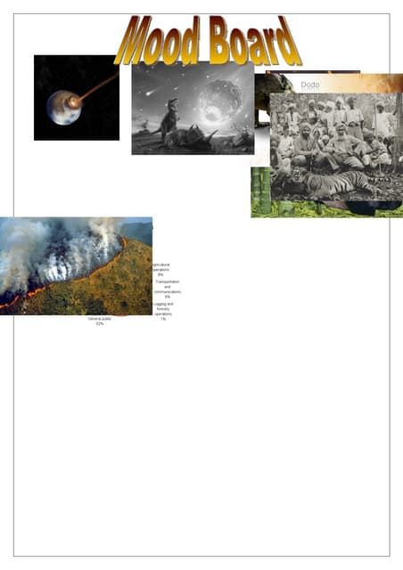 Mood board of environmental issues | DOCX