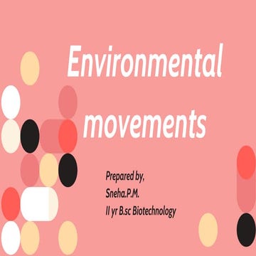 Environmental movements | PPTX
