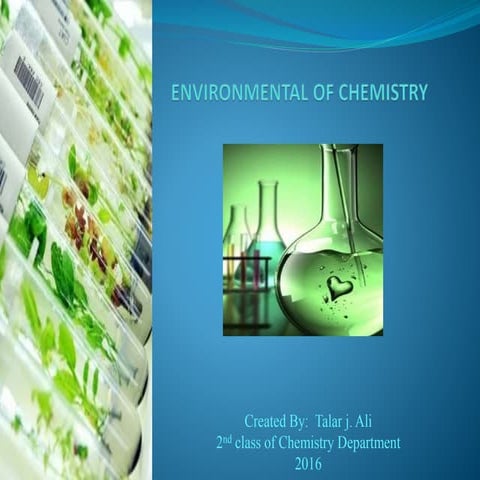 Environmental of chemistry | PPTX