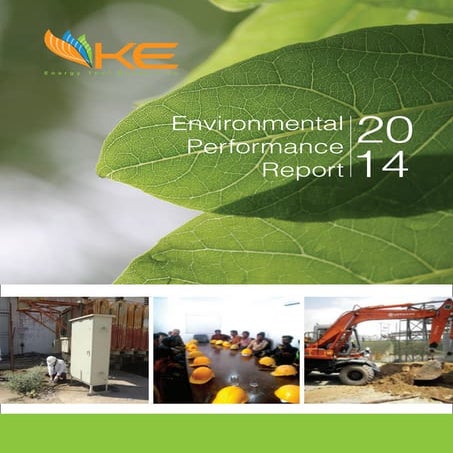 KE Environmental performance report 2014 | PDF