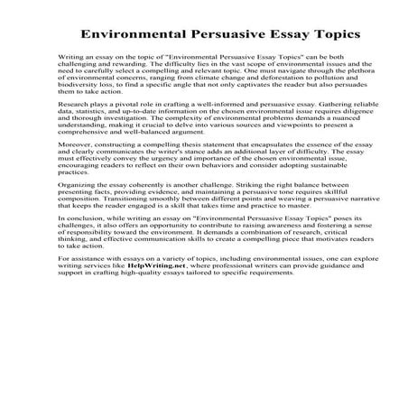 Environmental Persuasive Essay Topics.pdf