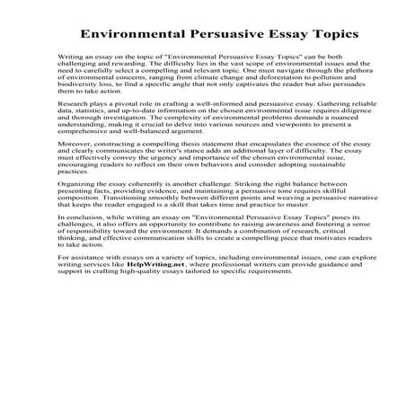 Environmental Persuasive Essay Topics.pdf