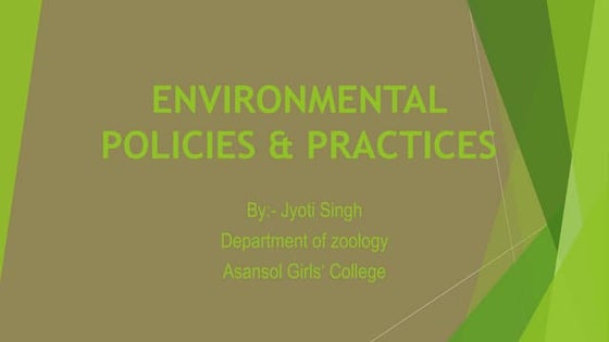 Environment protection act | PPT