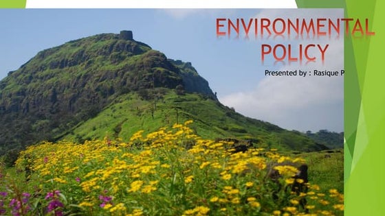National environmental policy, 2006 | PPT