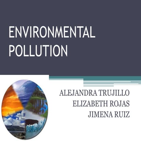 Environmental pollution | PPT