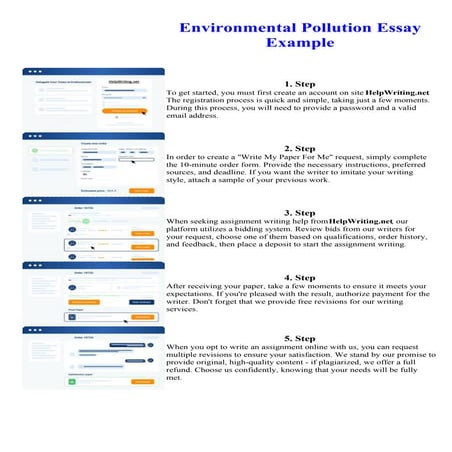 Environmental Pollution Essay Example. Online assignment writing ...