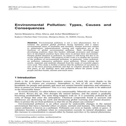 Environmental Pollution Types, Causes and Consequences.pdf