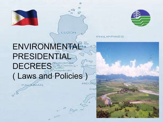 Philippine laws in Protecting Environtment | PPTX
