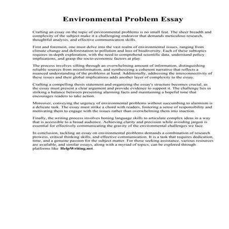 Environmental Problem Essay.pdf