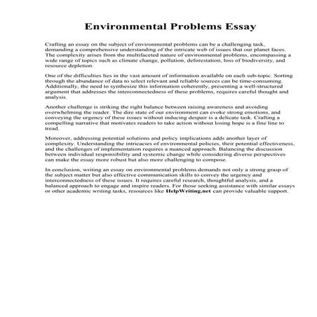 Environmental Problems Essay.pdf