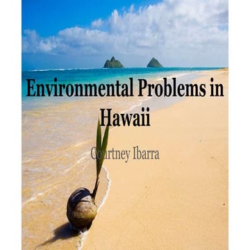 Environmental problems in hawaii | PPTX