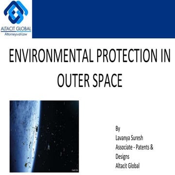 Environmental protection in outer space | PPTX