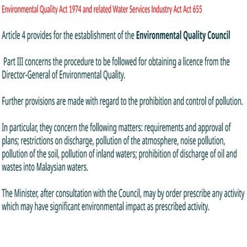 Environmental Quality Act 1974 & Water Services Industry Act 655.pptx