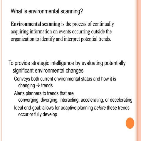 Environmental scanning | PPT