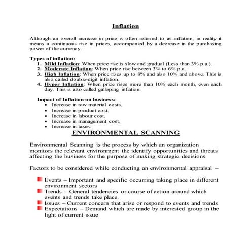 Environmental scanning & CSR Activities | DOCX