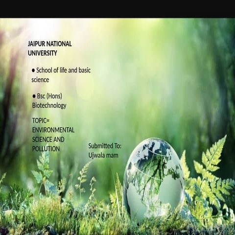 Environmental_Science_and_Pollution pptx | PPTX