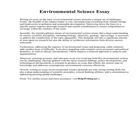 Environmental Science Essay.pdf