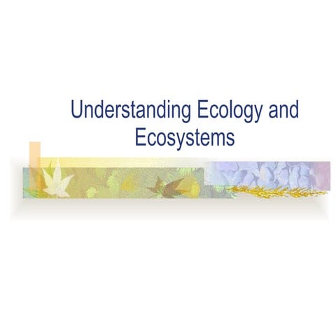 Environmental Science Introduction For Student Notes | PPT