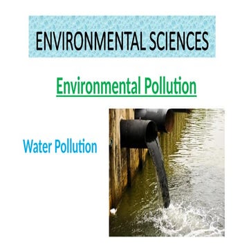 THE WATER ENVIRONMENT.pptx ENVIRONMENTAL SCIENCE | PPTX