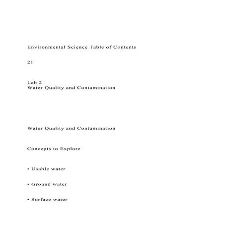 Groundwater Contamination.ppt and solution of its effects | PPT