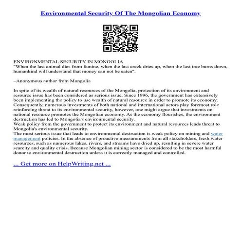 Environmental Impacts of Mining and Mitigation Measures | PPT