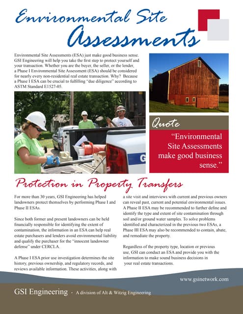 The three phases of environmental assessments(finished)