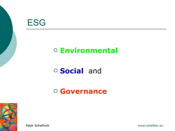 ESG Explained - Introduction | PDF