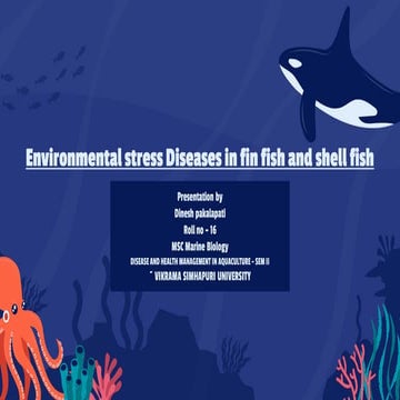Environmental stress Diseases in finfish and shellfish | PDF