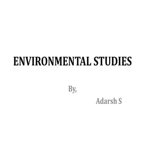 Environmental Studies - Module 2.pptx
