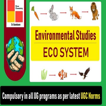Environmental studies ecosystem | PPTX