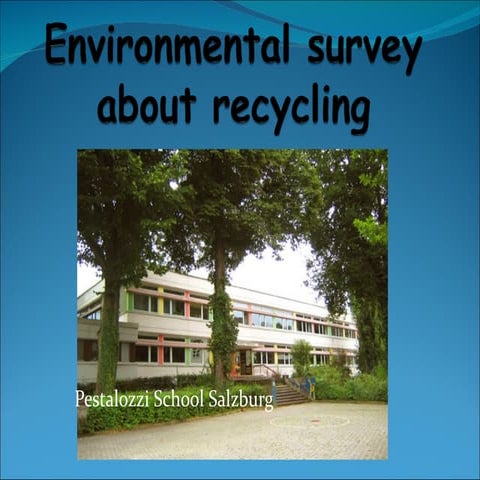 Environmental survey pestalozzi (1) | PPT