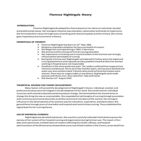FLORENCE NIGHTINGALE ENVIRONMENTAL THEORY (DONE).ppt