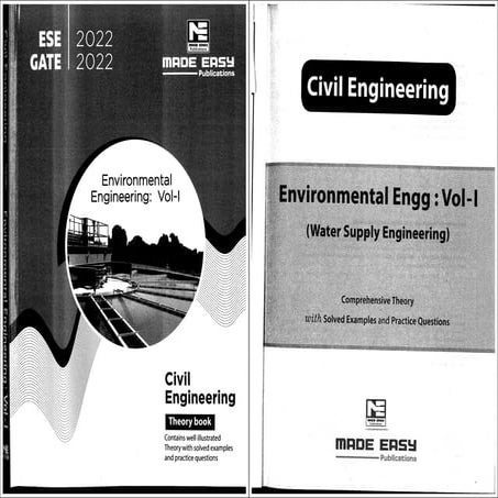 ENVIRONMENTAL Engineering Volume 1 by Made Easy | PDF